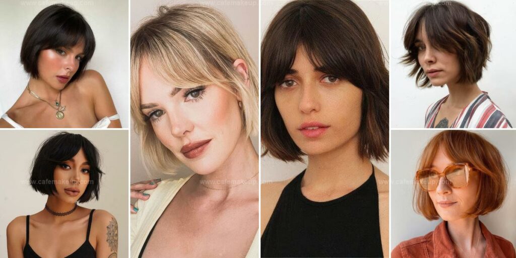 18 Modern Short Bobs With Bottleneck Bangs Today - Cafe Makeup