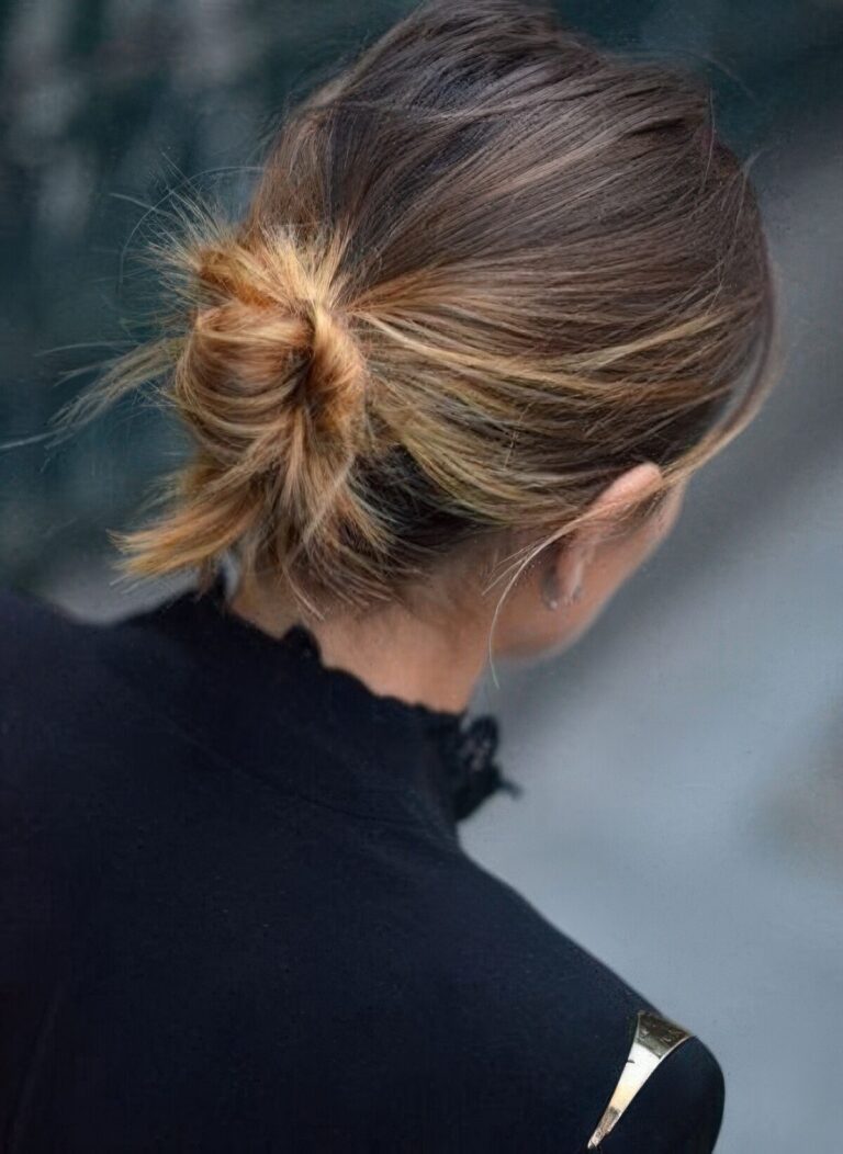 30 Easy Low Bun Hairstyles For Quick Elegance - Cafe Makeup