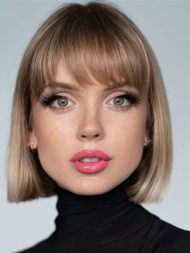 37 Fringe Bangs Ideas to Frame Your Face with Style - Cafe Makeup